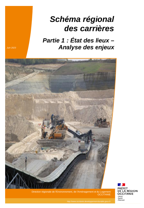 Approbation du schéma des carrières de la région Occitanie | MineralInfo